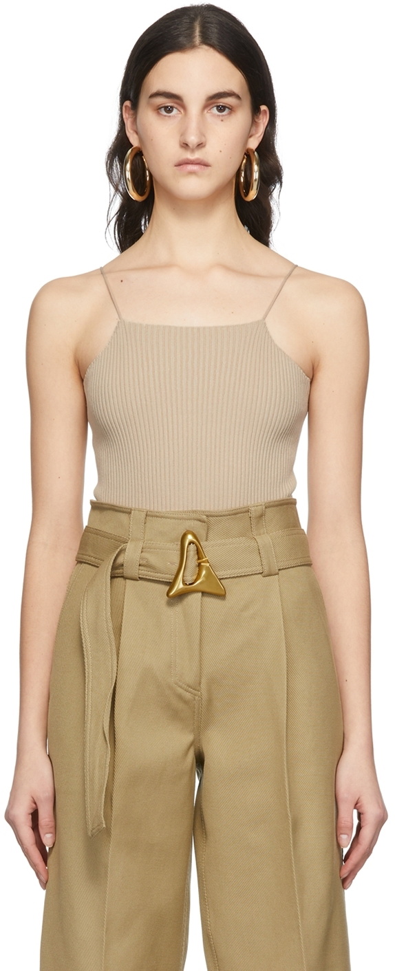 AERON Beige Cami Bodysuit Aeron