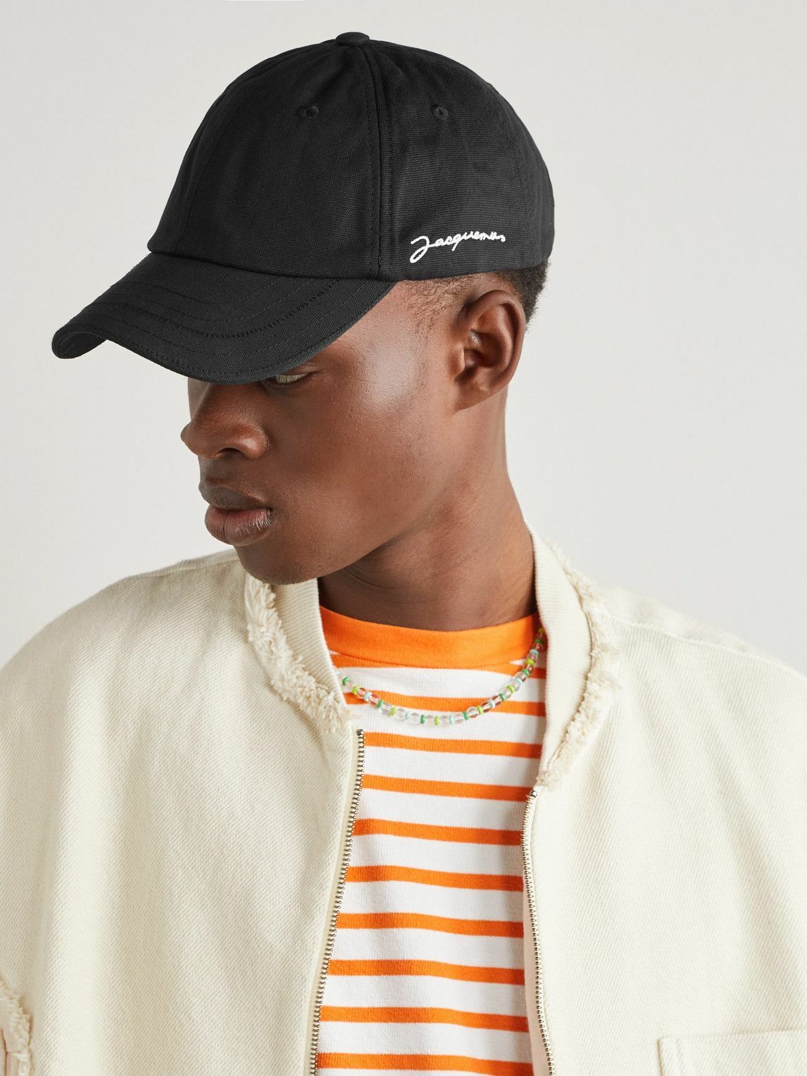Jacquemus - Logo-Embroidered Cotton-Canvas Baseball Cap - Black Jacquemus