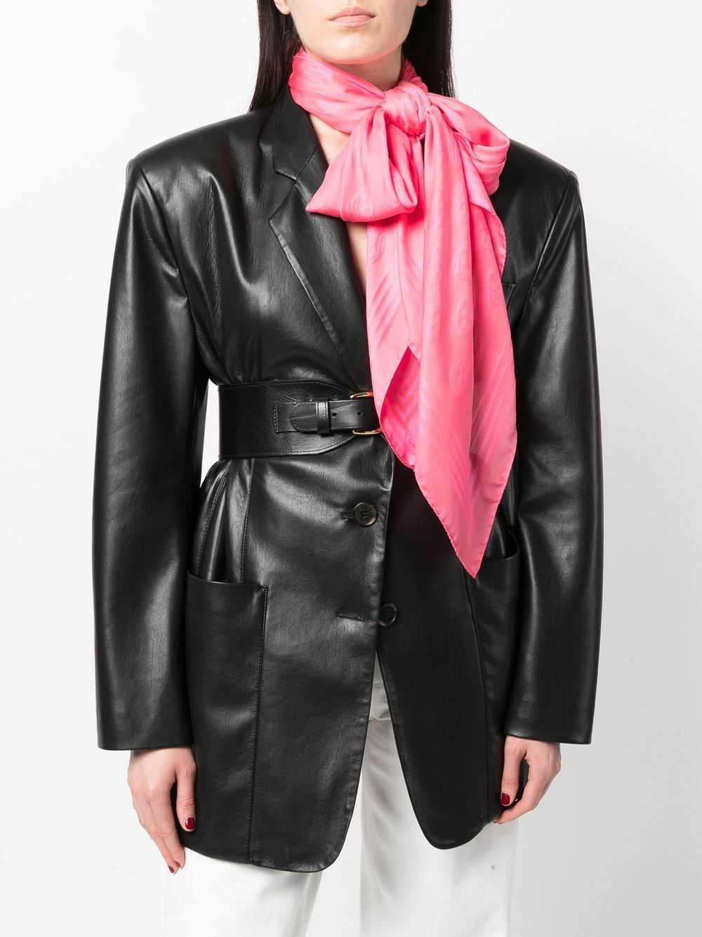 ALEXANDER MCQUEEN - Skull Print Biker Scarf Alexander McQueen