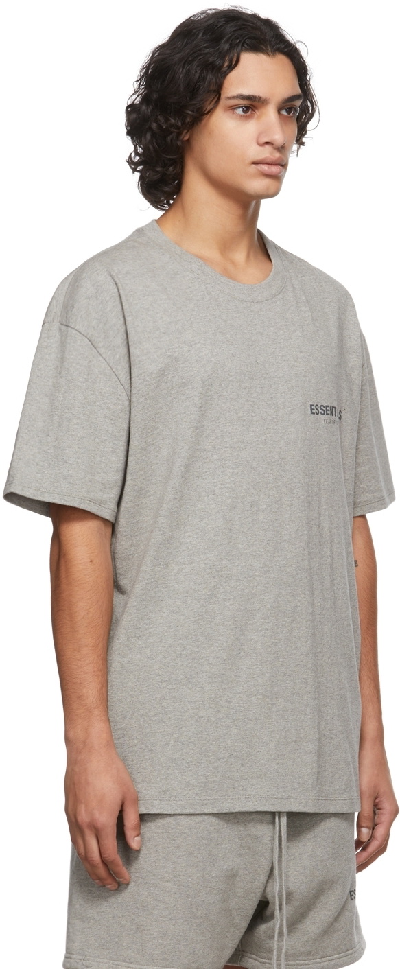 Essentials Grey Jersey T-Shirt Essentials