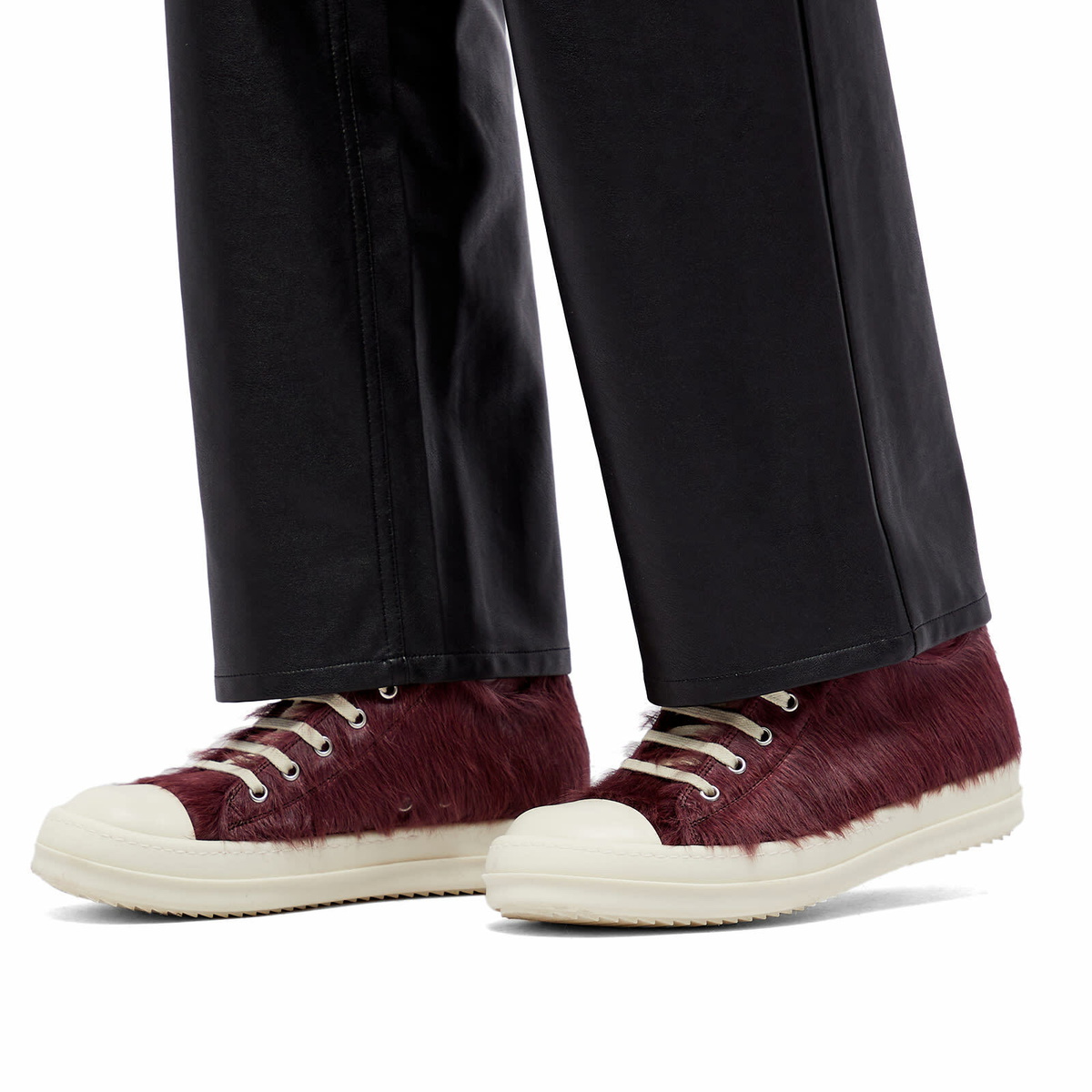 Rick Owens Women's Low Sneakers in Red Rick Owens