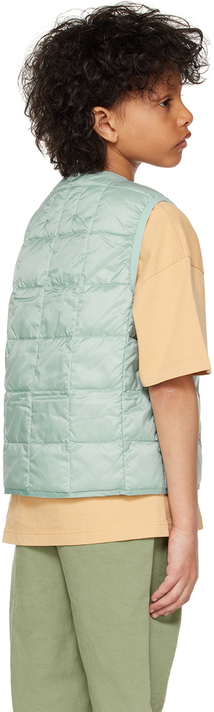 TAION Kids Blue V-Neck Down Vest Taion Extra