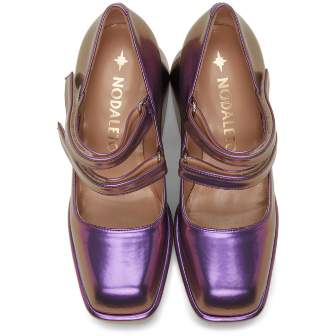 Nodaleto Purple Bulla Babies Heels Nodaleto