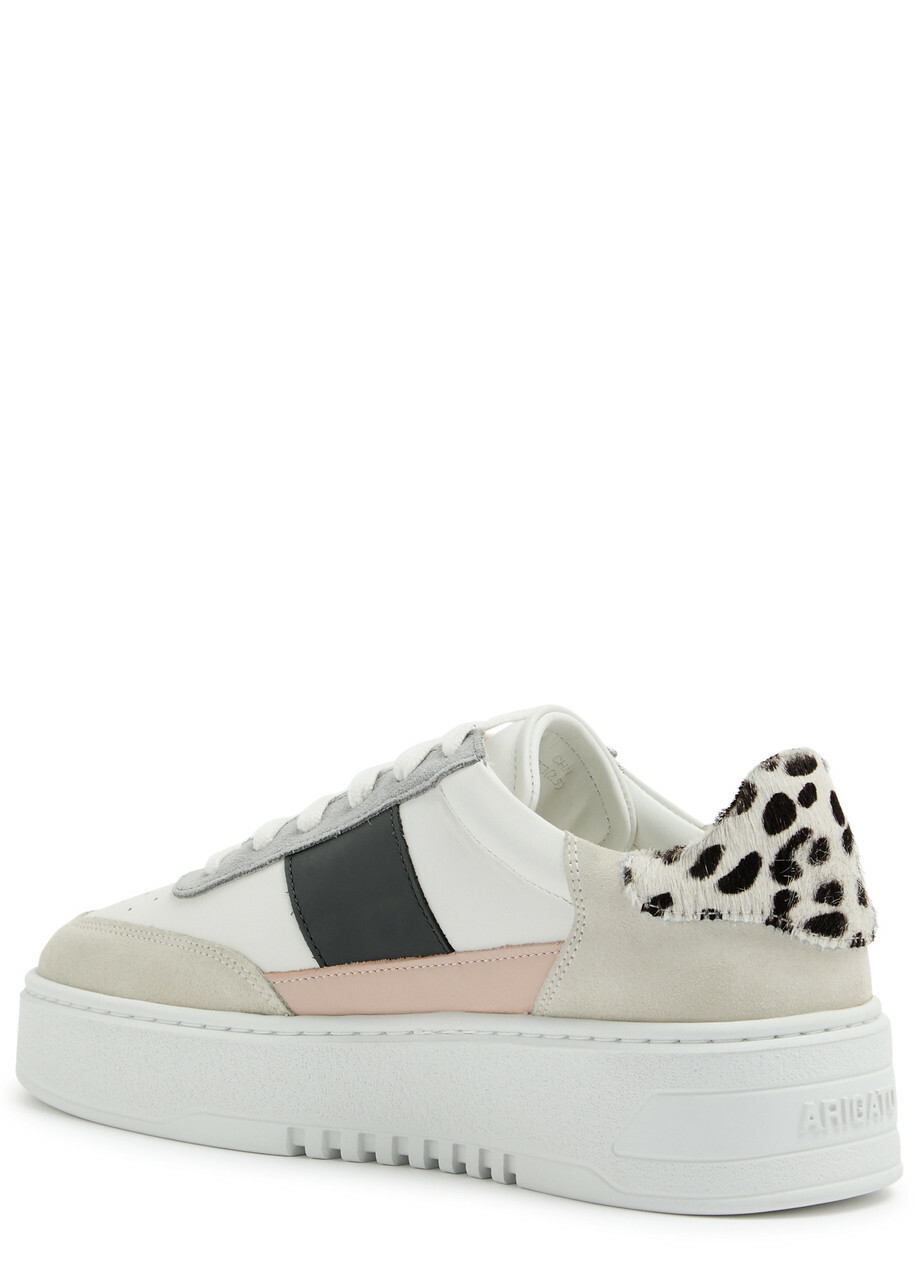 Axel Arigato Orbit Vintage Panelled Leather Sneakers White Axel Arigato