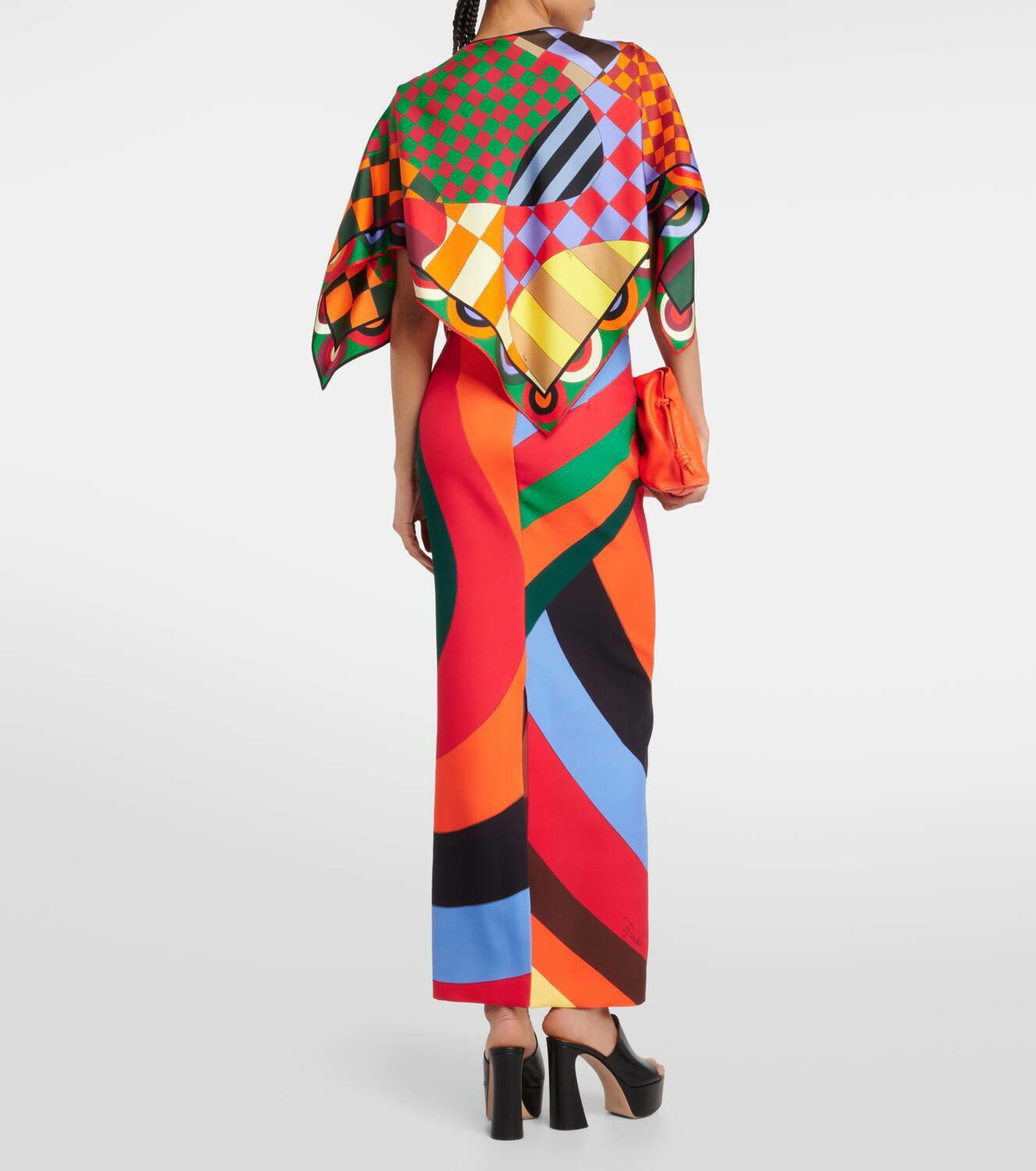 Pucci Giardino silk twill top Emilio Pucci