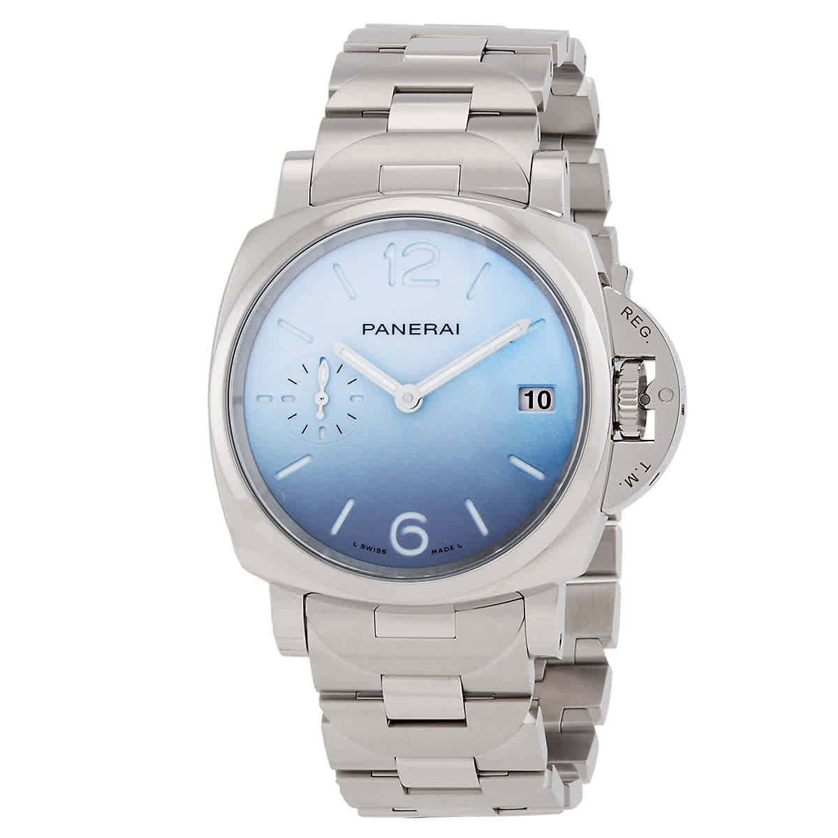 Panerai Luminor Due Pastello Automatic Light Blue Dial Watch PAM01309 ...