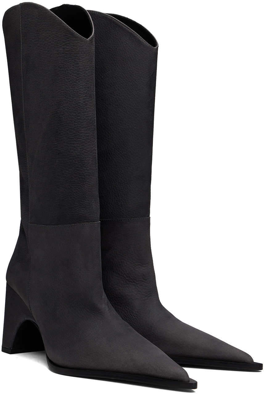 Coperni Gray Bridge Cowbow Boots Coperni
