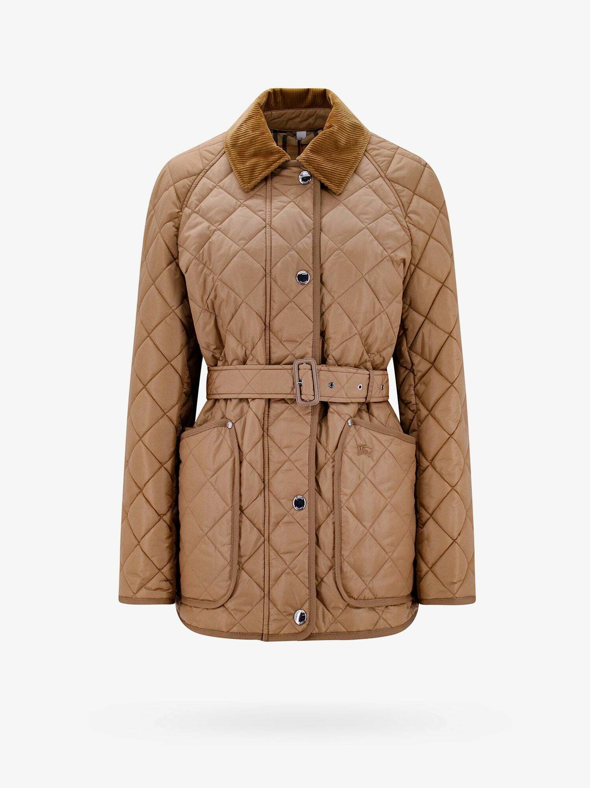 Burberry Jacket Brown Womens Burberry