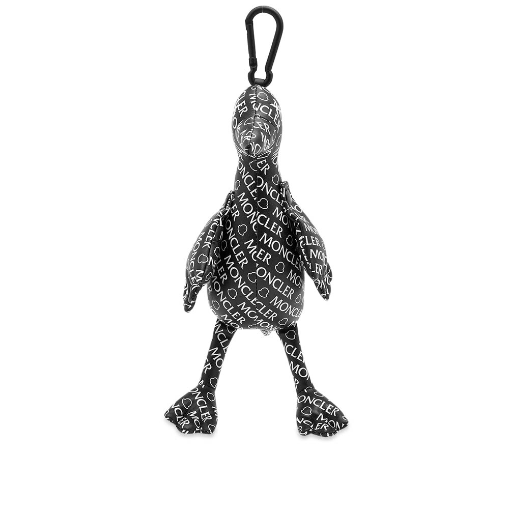 Moncler Women's Duck Key Ring in Black Moncler
