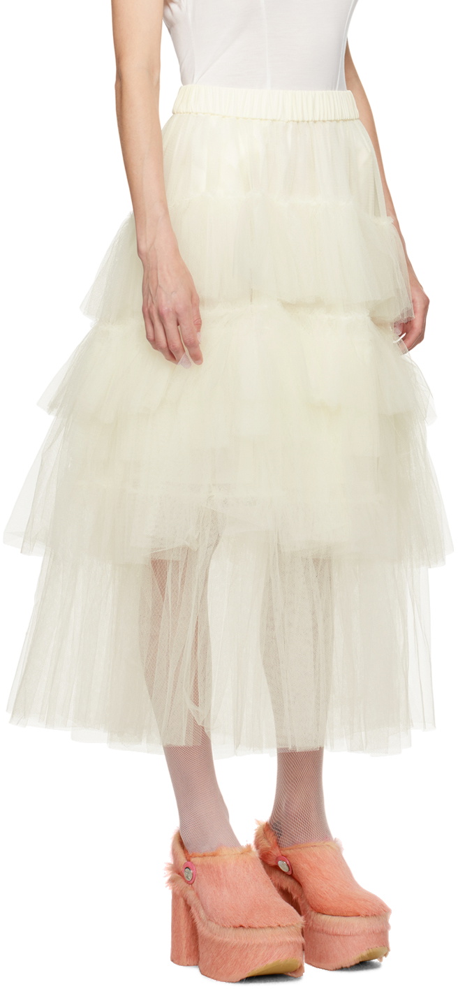 Simone Rocha Off-White Tutu Maxi Skirt Simone Rocha