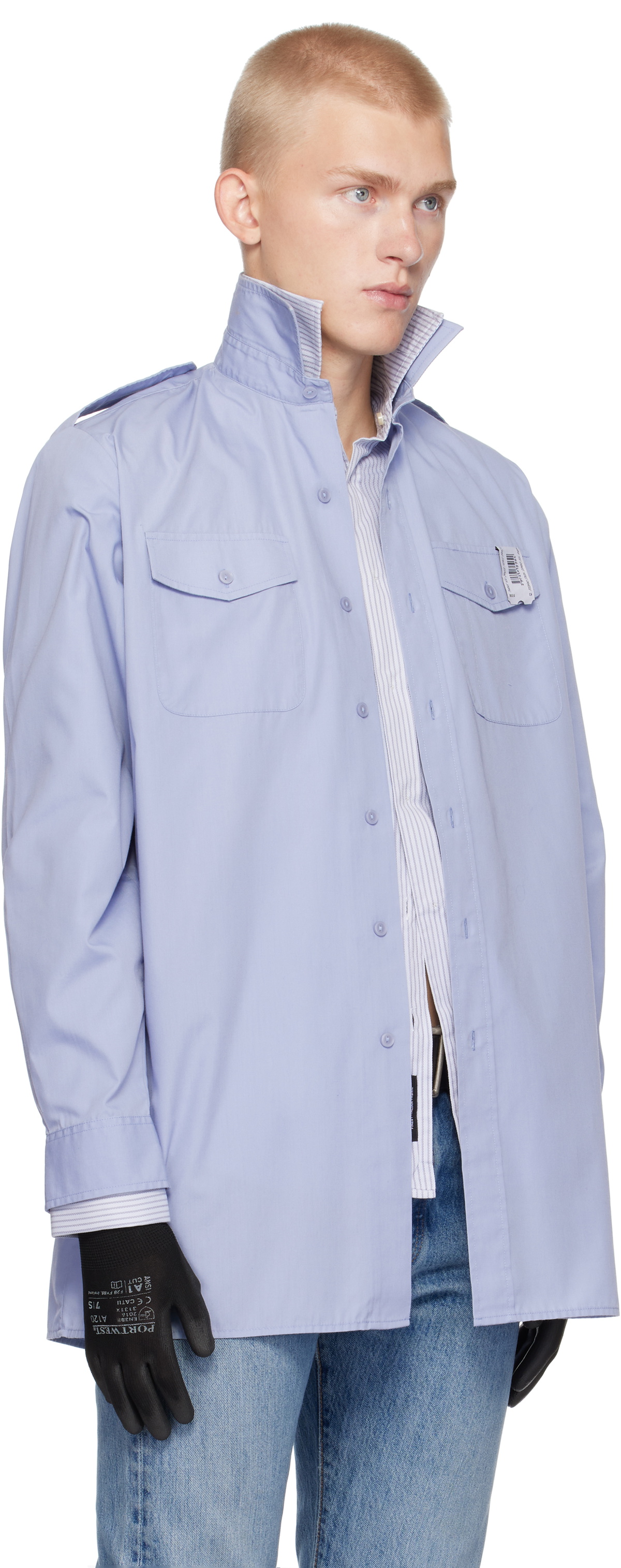 Prototypes Blue & White Double Reversible Shirt PROTOTYPES