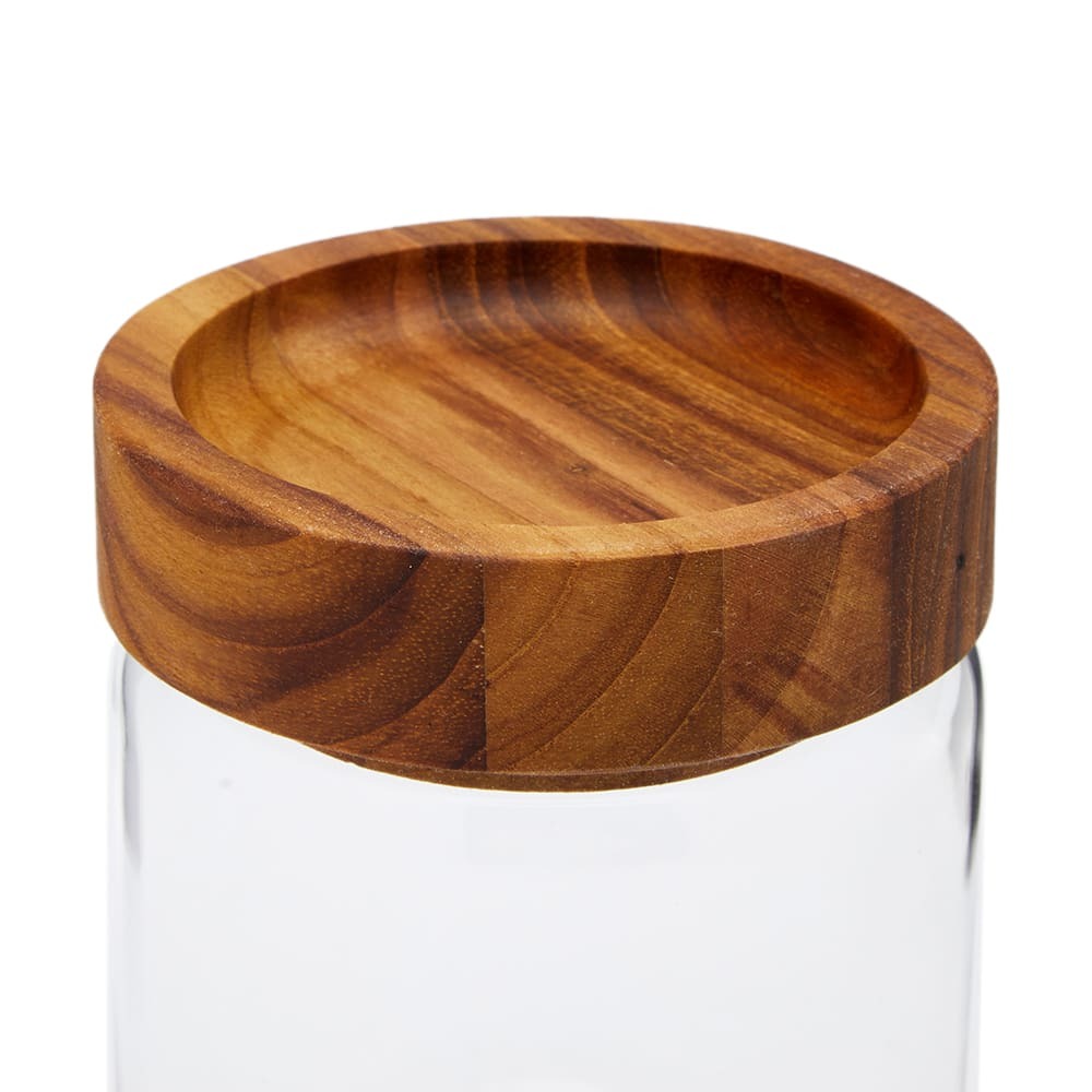 The Conran Shop Storage Stacking Jar in Teak The Conran Shop