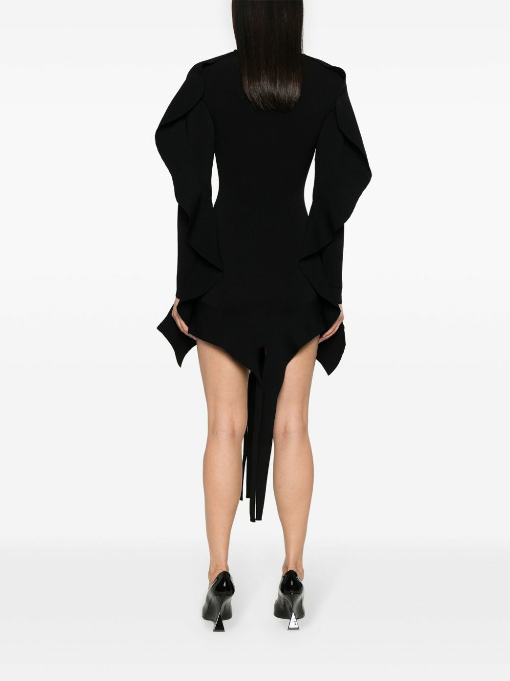MUGLER - Asymmetric Mini Dress Mugler