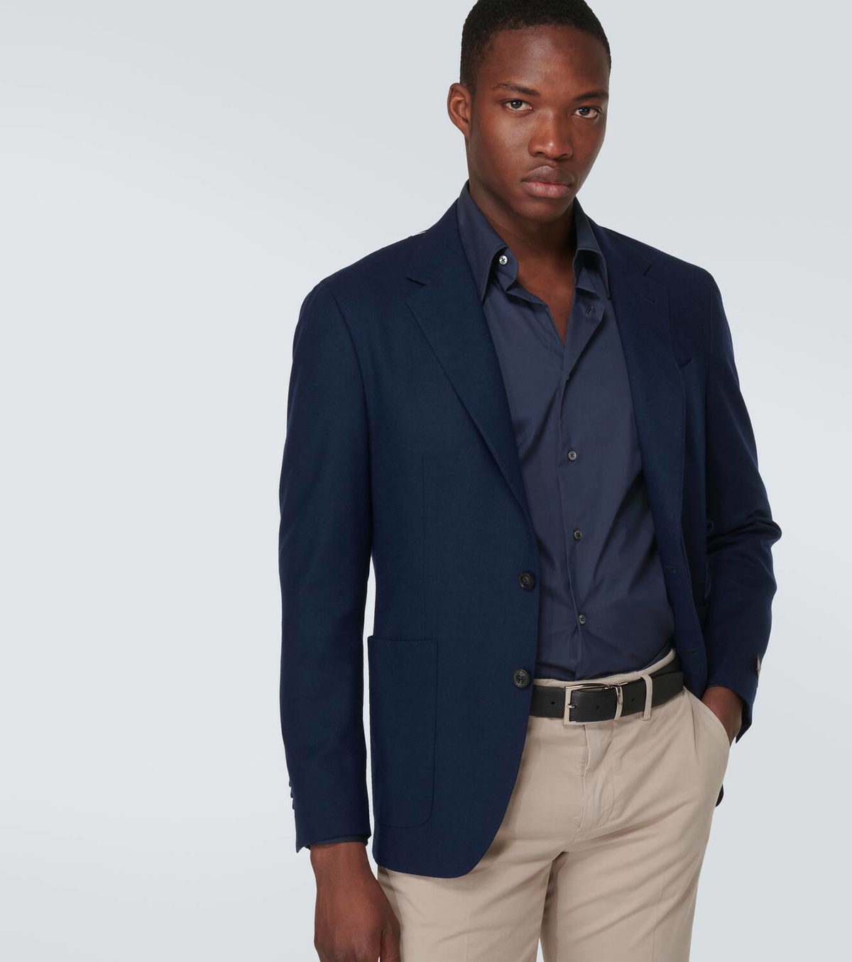 Canali Cotton-blend shirt Canali