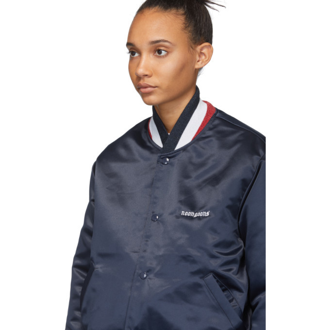 Noon Goons Navy Dugout Bomber Jacket Noon Goons
