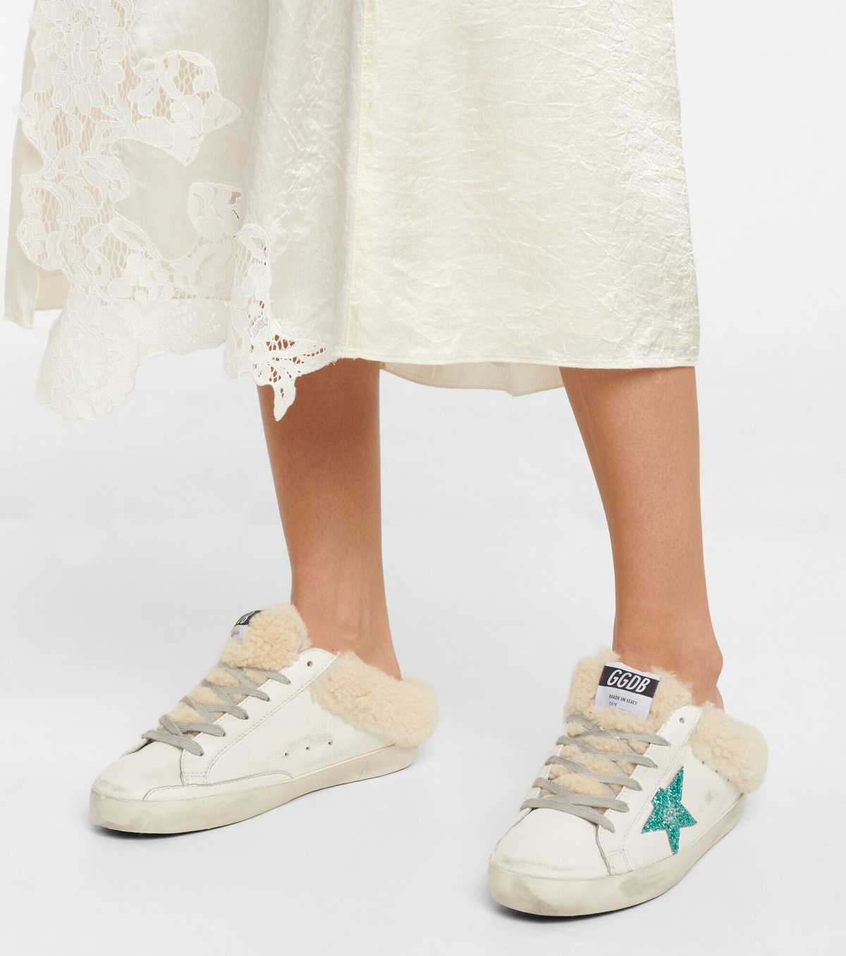 Golden Goose - Super-Star shearling-lined mules Golden Goose Deluxe Brand