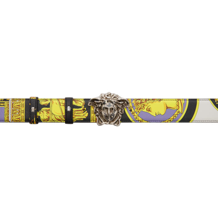 Versace Multicolor Medusa Head Belt Versace