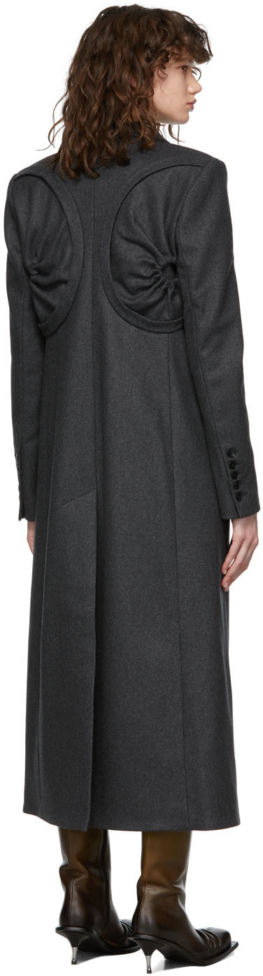 FIDAN NOVRUZOVA Grey Nisa Coat FIDAN NOVRUZOVA