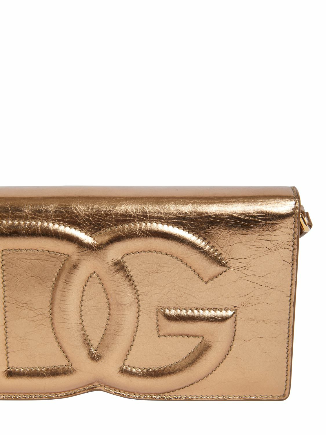 DOLCE & GABBANA - Mini Laminated Logo Wallet Dolce & Gabbana