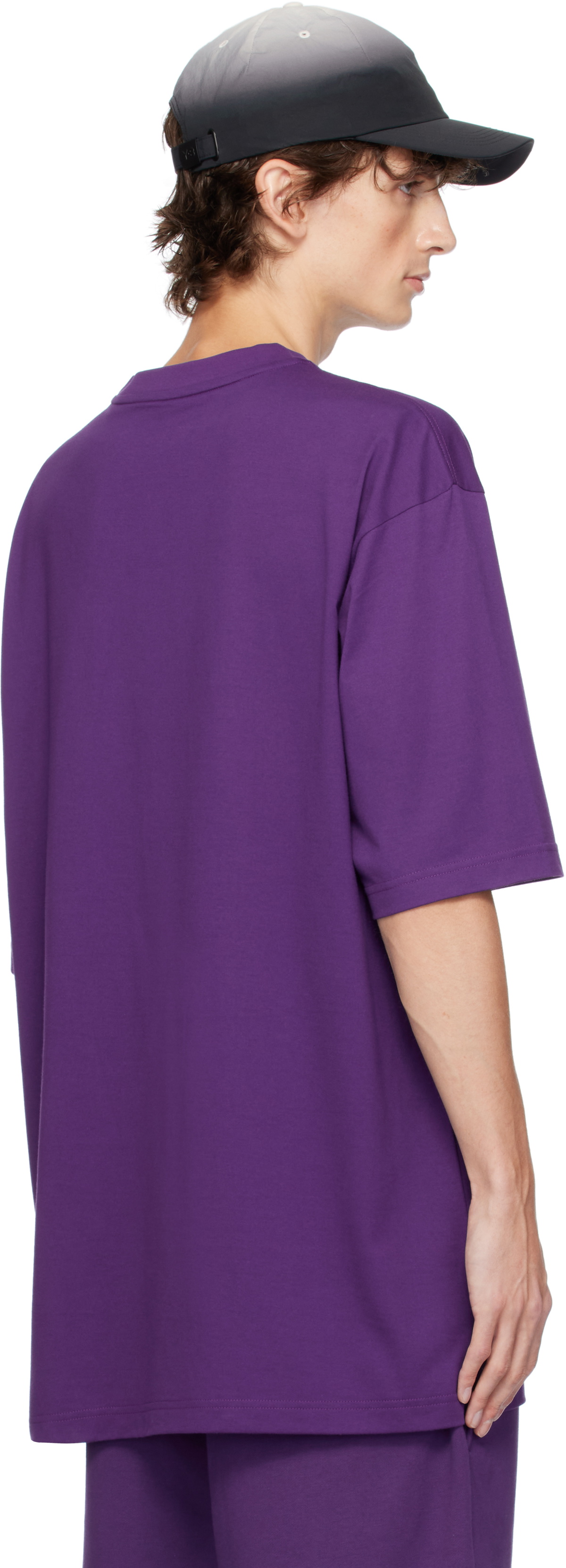 Y-3 Purple Boxy T-shirt Y-3
