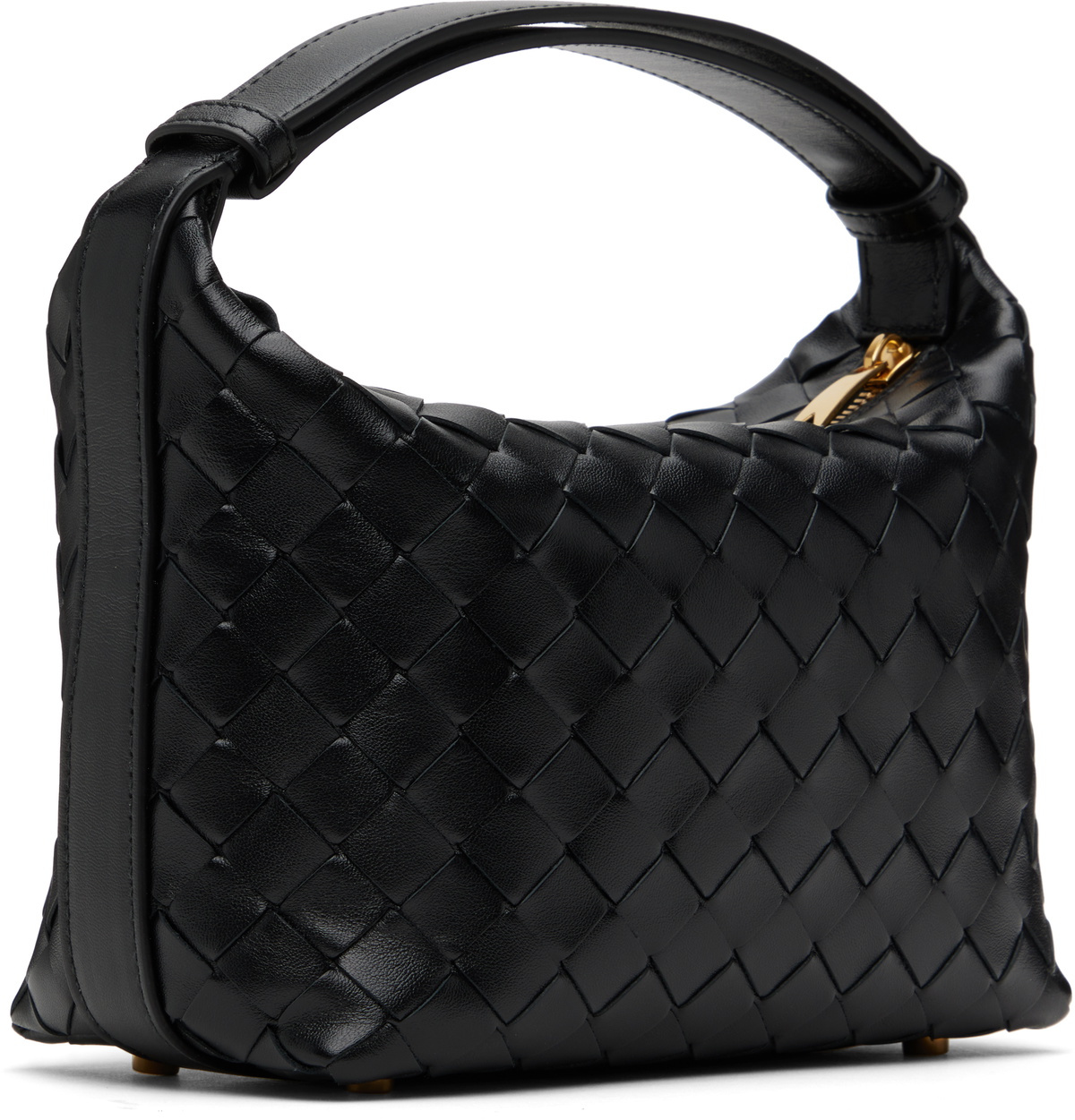 Bottega Veneta Black Mini Wallace Bag Bottega Veneta