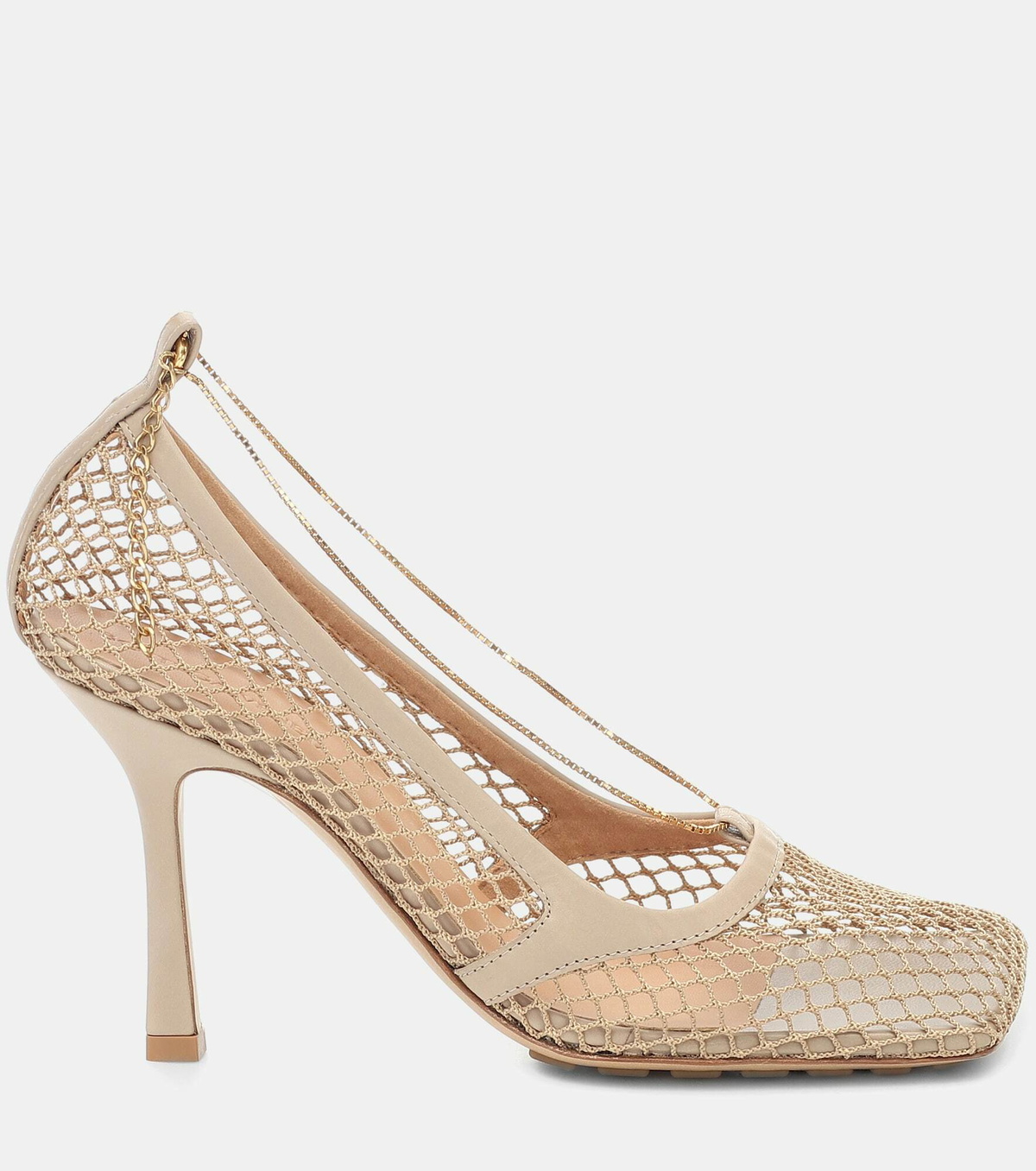 Bottega Veneta - Stretch leather-trimmed pumps Bottega Veneta