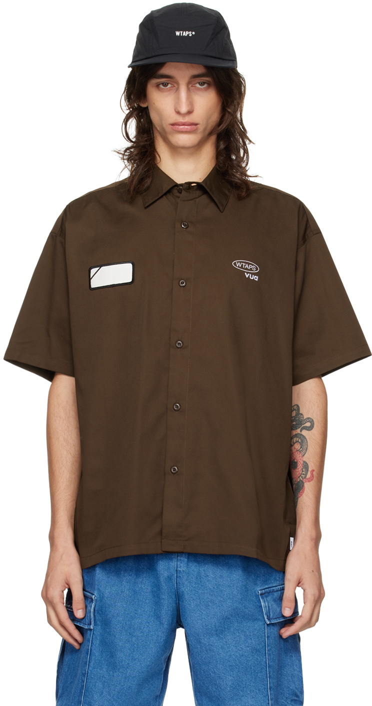 WTAPS Brown Repo Shirt WTAPS