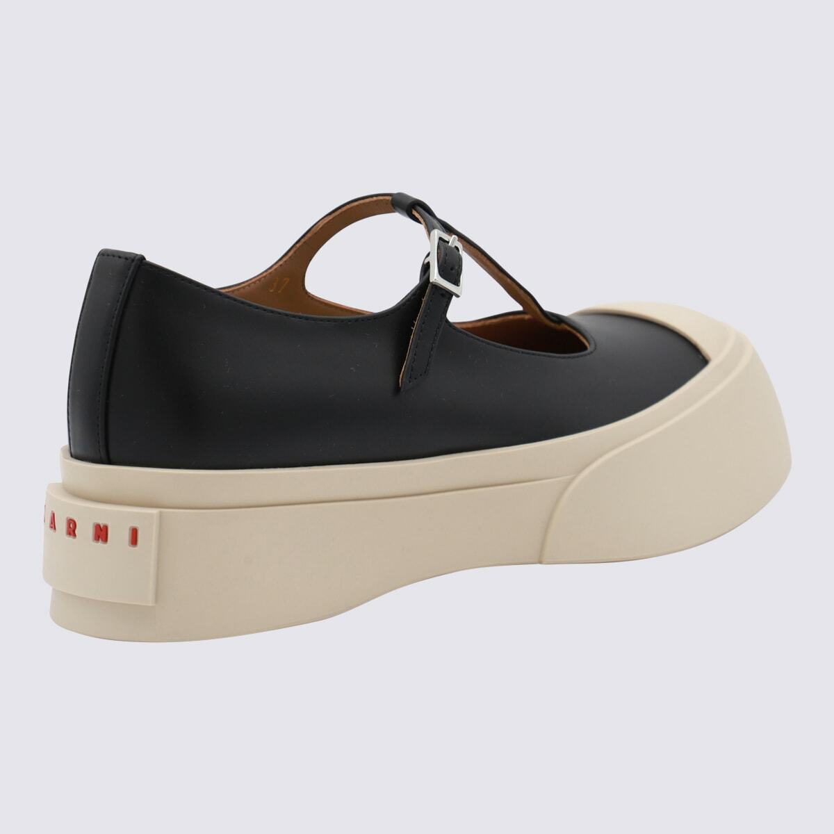 Marni Black Leather Sneakers Marni