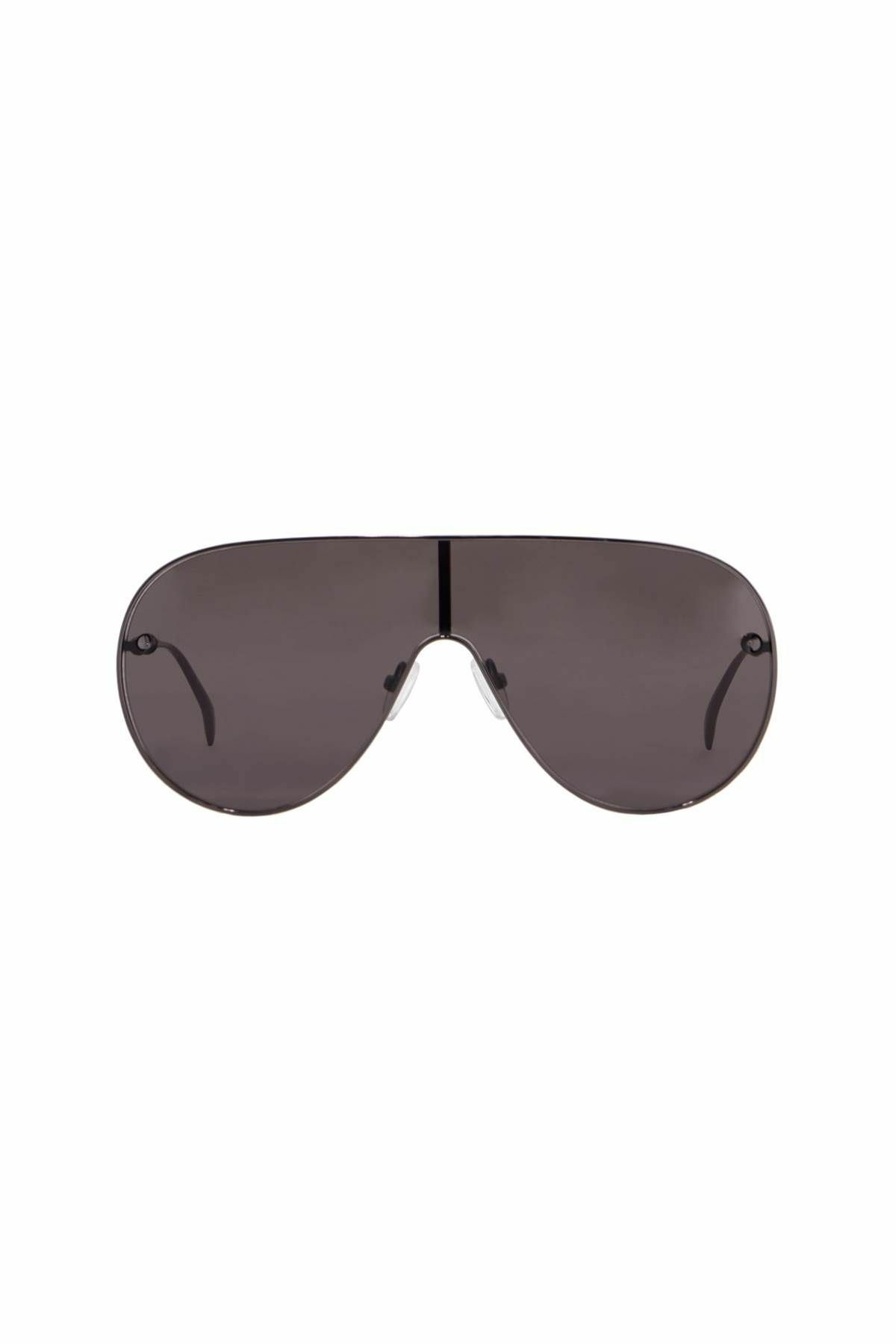 ALEXANDER MCQUEEN studded mask sunglasses for a bold and ed Black ...