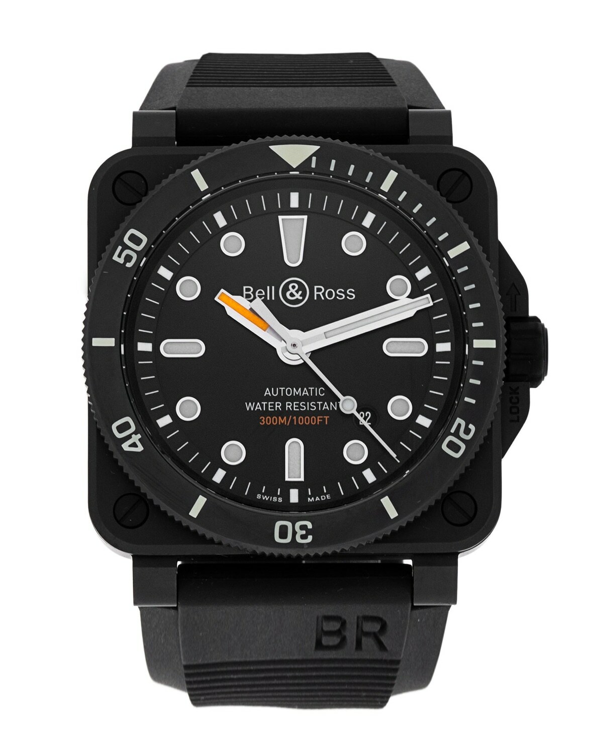 Bell and Ross BR03-92 BR0392-D-BL-CE/SRB Bell & Ross