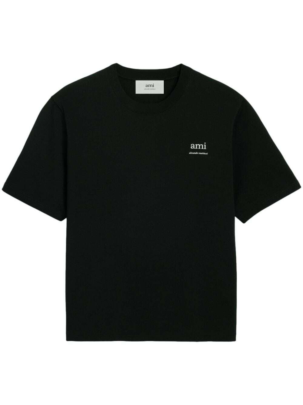 AMI PARIS - Logo Organic Cotton T-shirt AMI