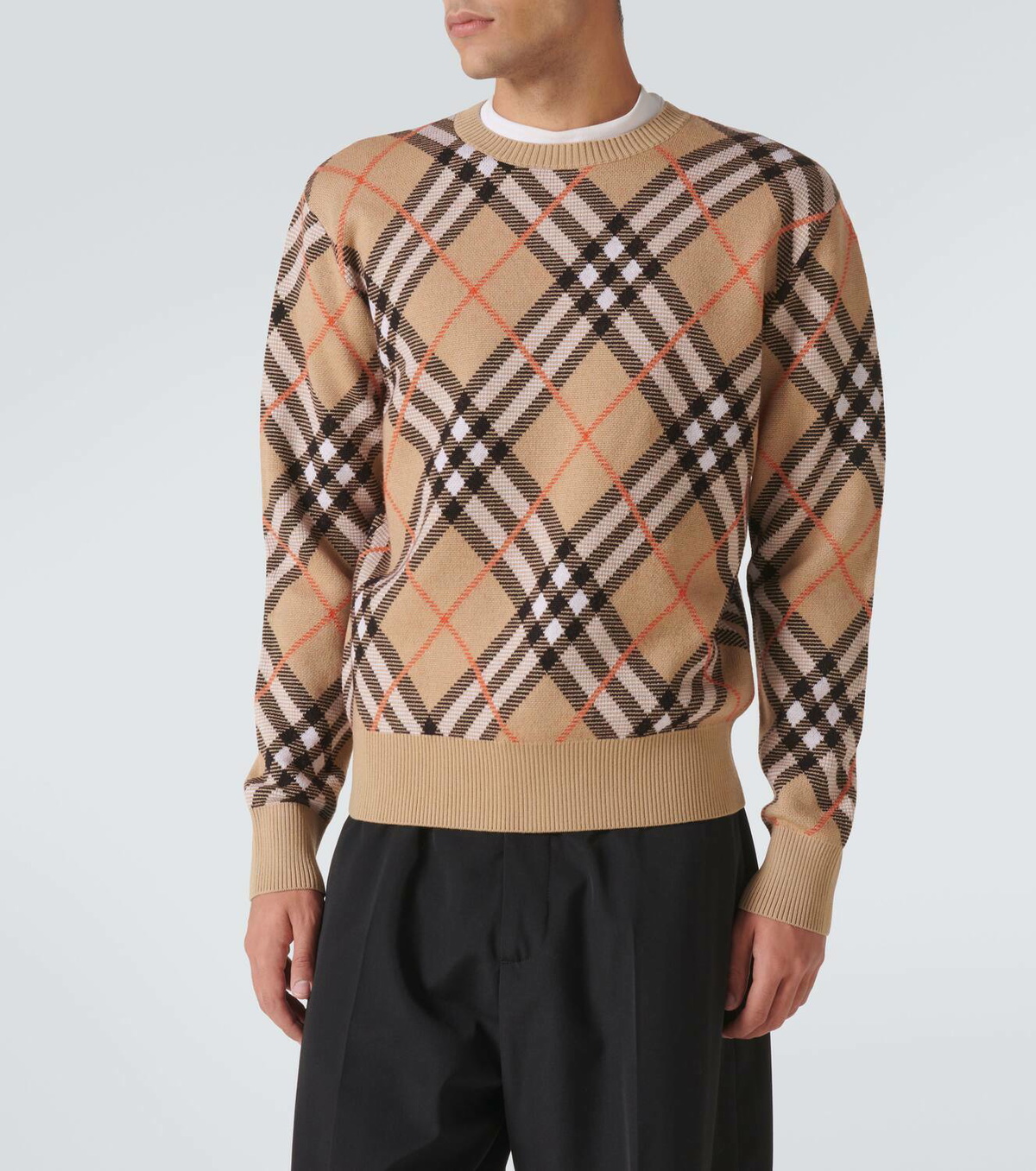 Burberry Burberry Check wool-blend sweater Burberry
