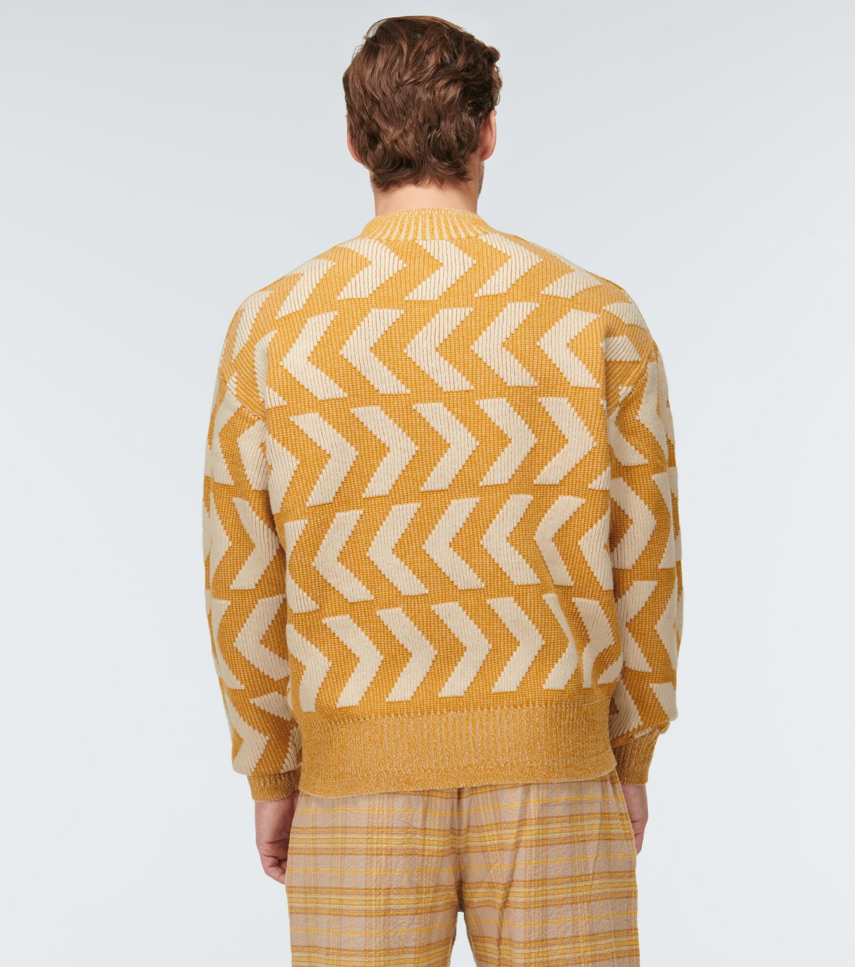 Acne Studios - Face wool and cotton sweater Acne Studios