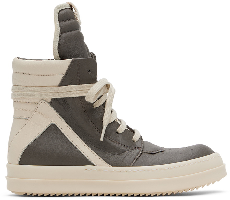 Rick Owens Kids Gray Geobaskets Sneakers Rick Owens