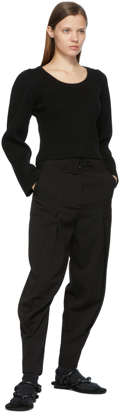 LOW CLASSIC Ribbed Volume Shoulder Sweater Low Classic