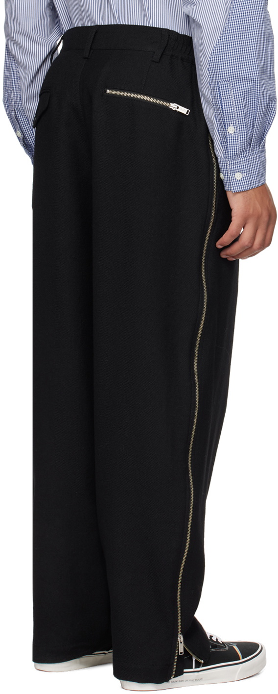 UNDERCOVER Black Zip Trousers Undercover