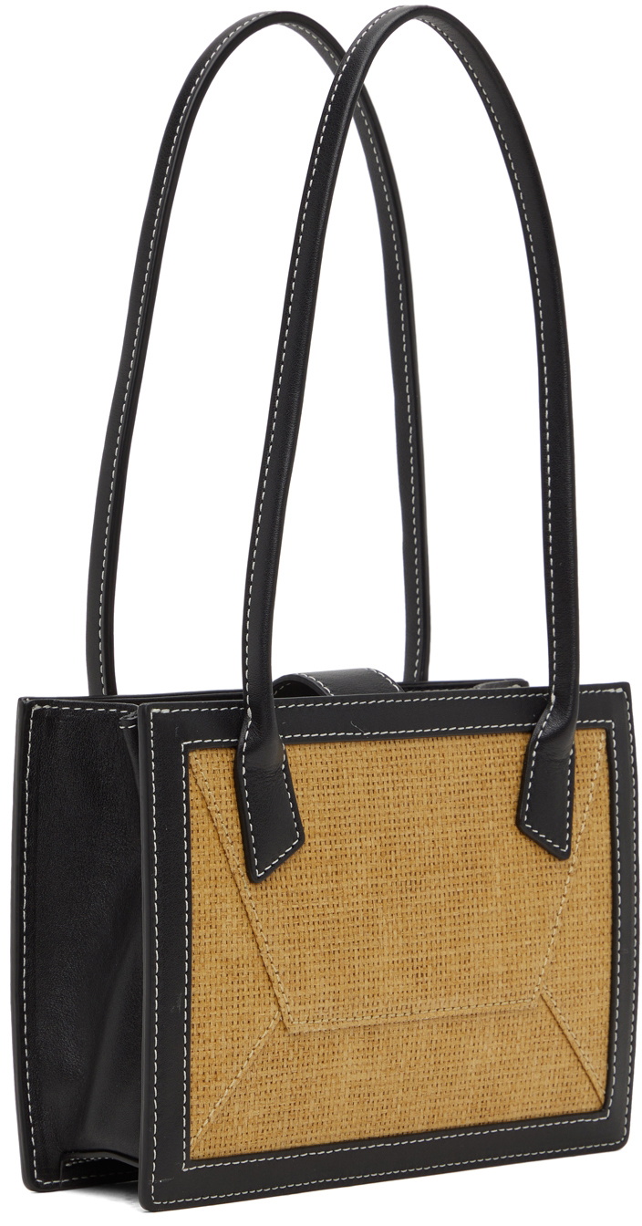 Recto Beige & Black Mini Envelope Bag Recto