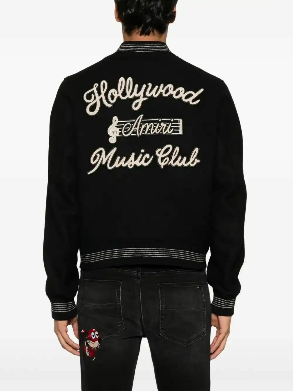 AMIRI Hollywood Music Club Bomber Jacket Amiri