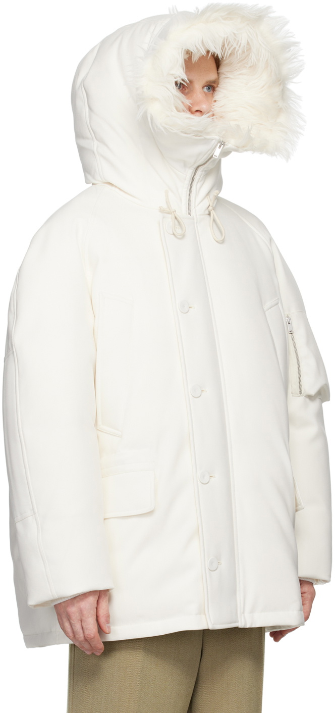 Jil Sander Off-White Water-Repellent Down Jacket Jil Sander
