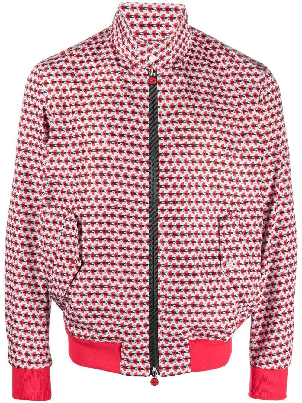 KITON - Printed Bomber Jacket Kiton