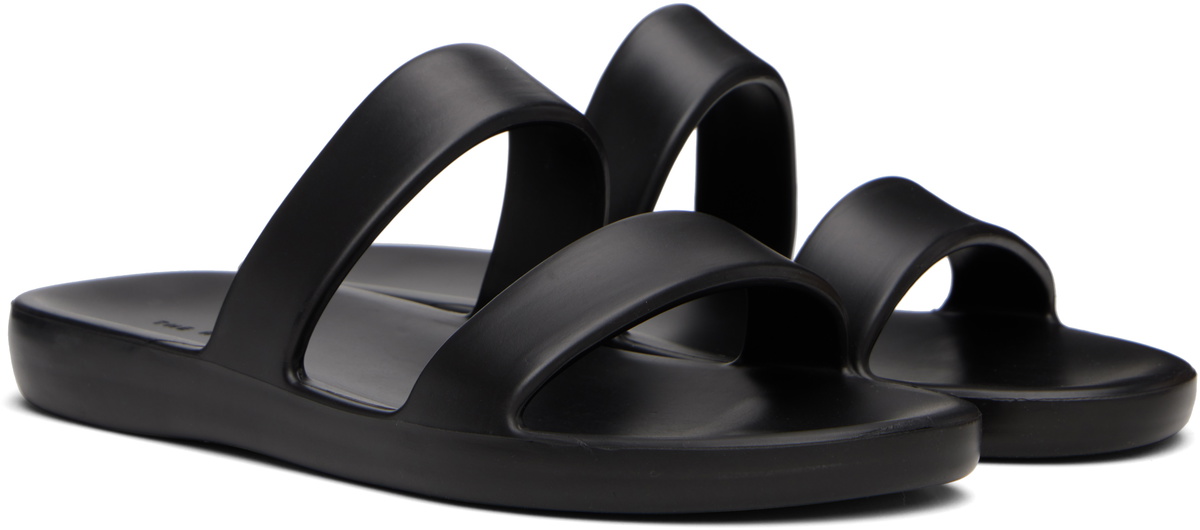 The Row Black Foam Sandals The Row