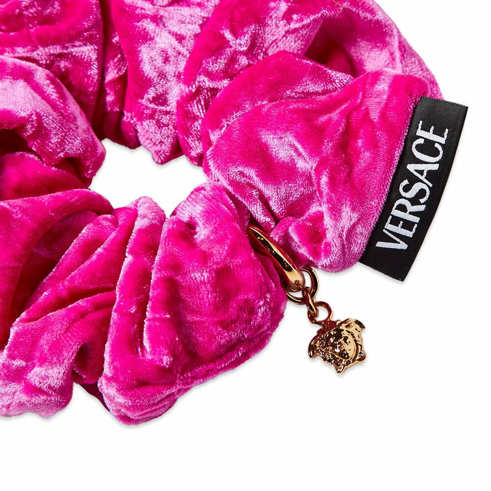 Versace Women's Medusa Logo Scrunchie in Pink Versace