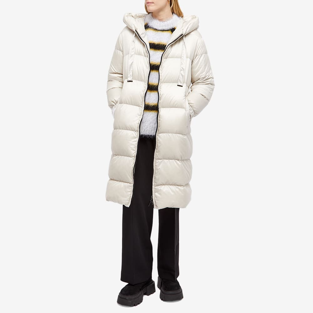 Max Mara Women's Seipa Longline Puffer Coat in Ice Max Mara