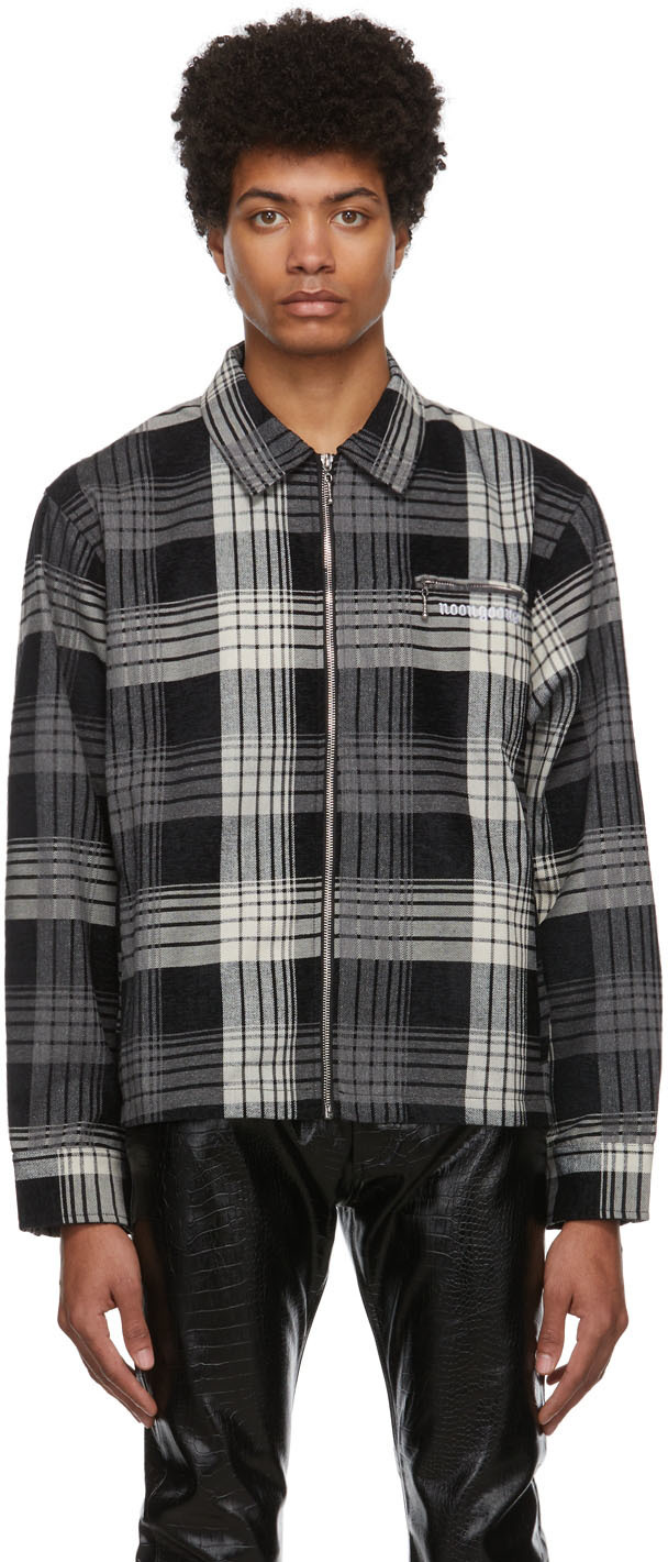 Noon Goons Black & Off-White Lithium Jacket Noon Goons