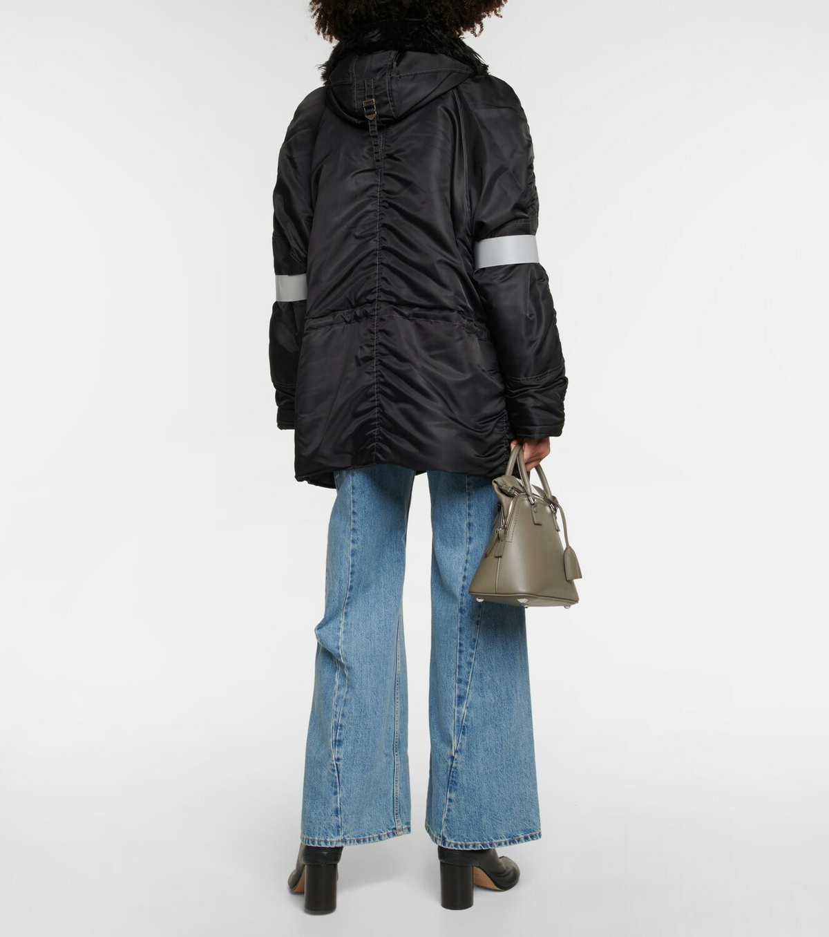 MM6 Maison Margiela - Faux fur puffer jacket MM6 Maison Margiela