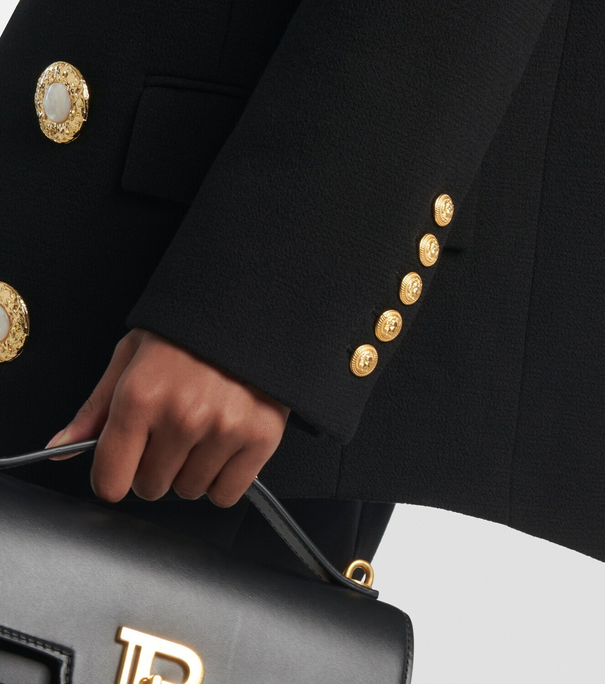 Balmain Embellished virgin wool jacket Balmain