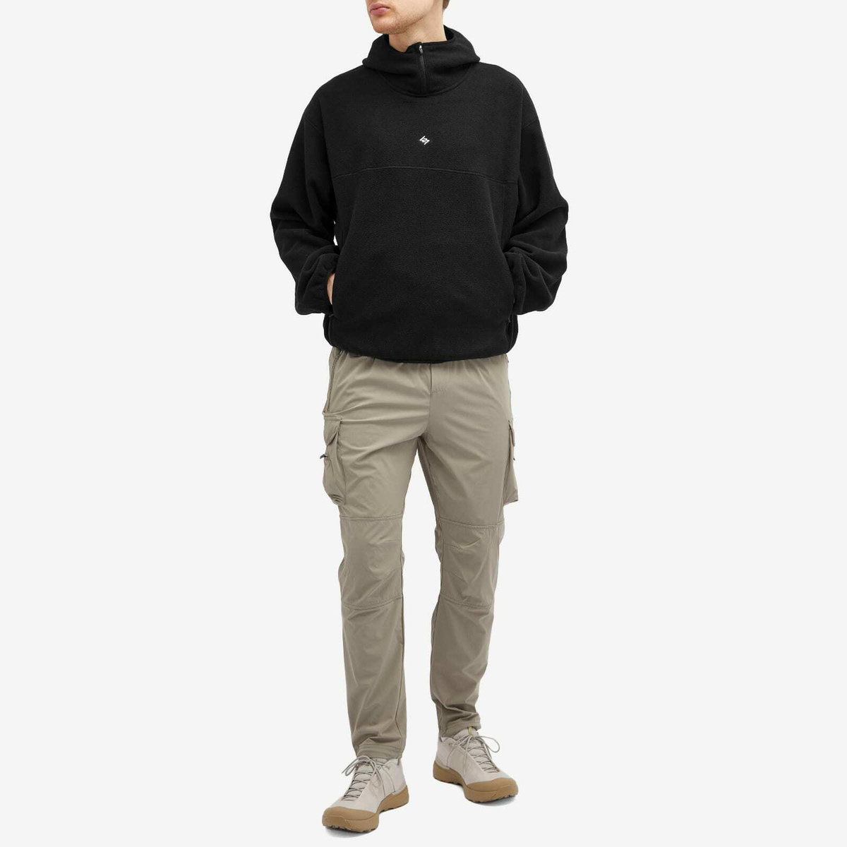 Represent Men's 247 Fleece Hoodie in Black Represent