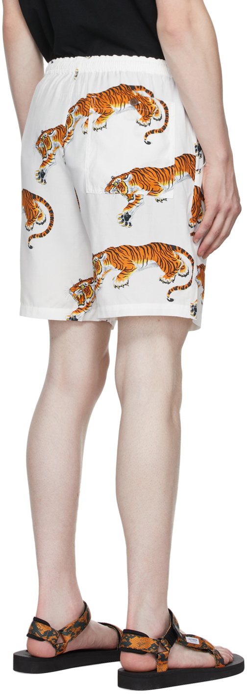WACKO MARIA White Tim Lehi Edition 'Guilty Parties' Shorts Wacko Maria