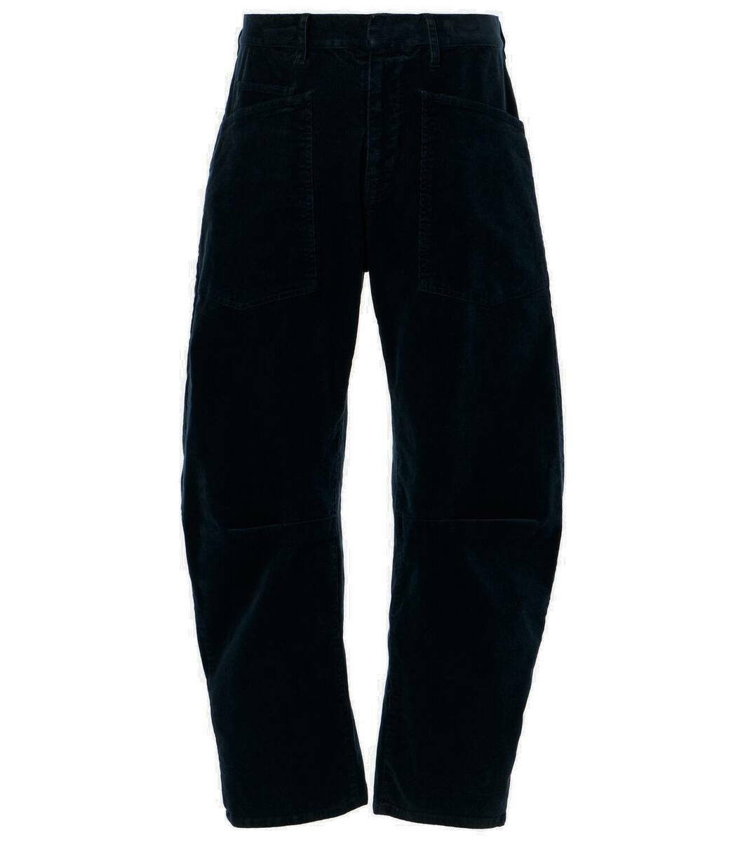 Nili Lotan Shon corduroy barrel-leg pants Nili Lotan