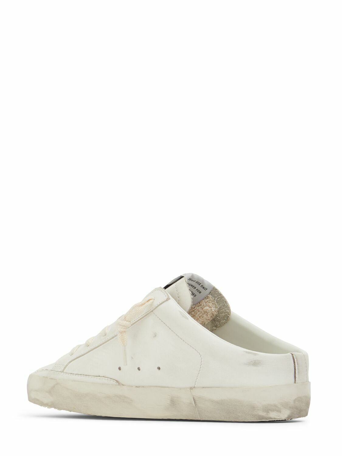 GOLDEN GOOSE 20mm Super-star Leather Mule Sneakers Golden Goose Deluxe ...